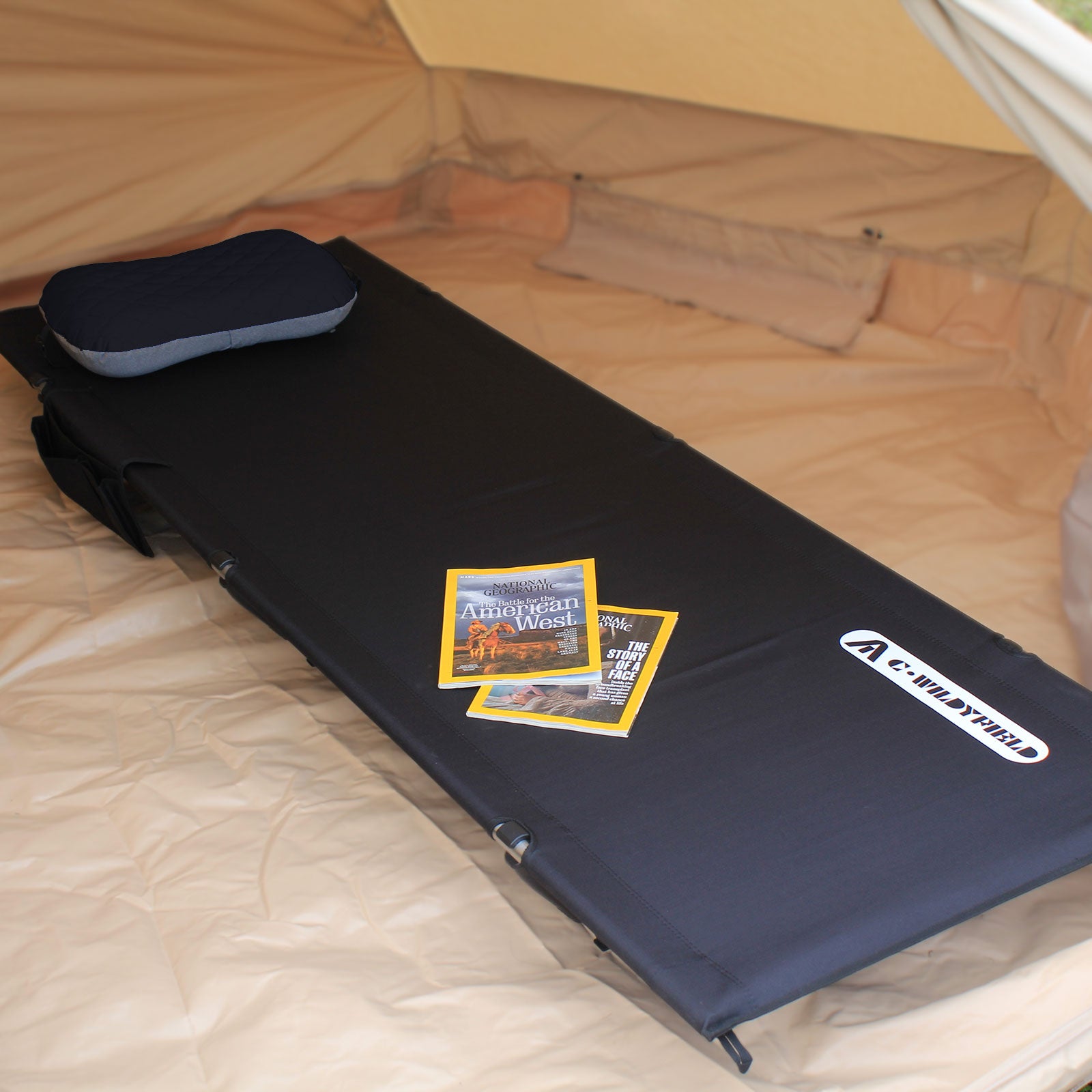 Camping Cot-Height Adjustable – C·WILDYFIELD